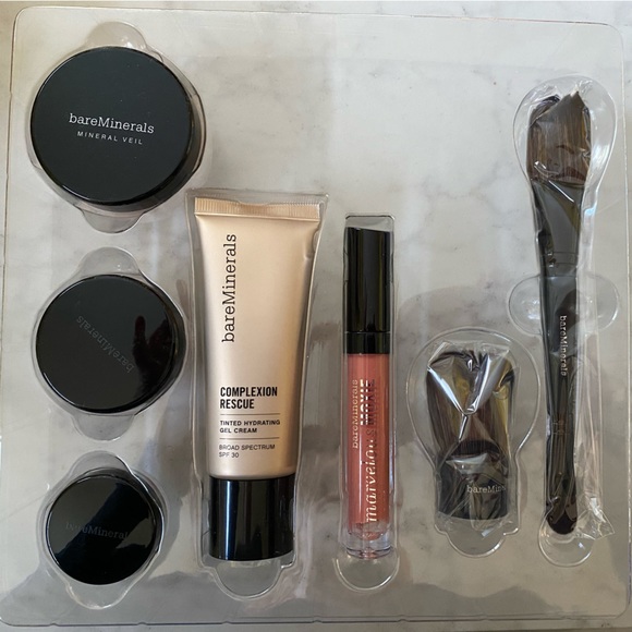 bareMinerals | Makeup | Nib Bare Minerals 7 Piece Beauty Kit Blushing ...